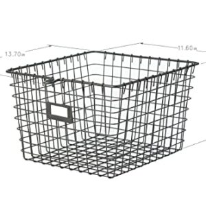 2-pack Wire Baskets (Medium, Gray)