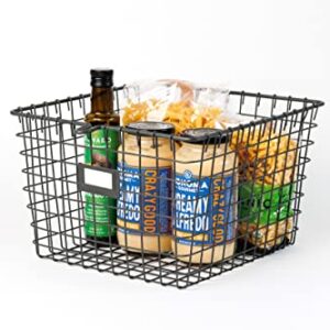 2-pack Wire Baskets (Medium, Gray)