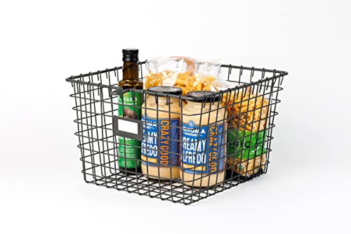 2-pack Wire Baskets (Medium, Gray)