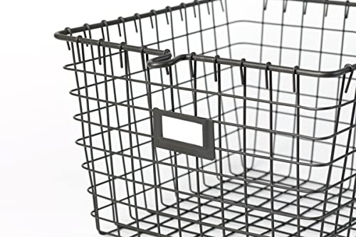 2-pack Wire Baskets (Medium, Gray)