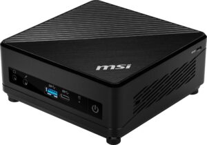 msi cubi 5 mini pc: intel core i3-10110u, 8gb ddr4 (1x8gb) 2666mhz, 256gb ssd, wifi 6, bluetooth 5.1, usb type-c, dual display, energy efficient, black, windows 11 home: 10m-692us