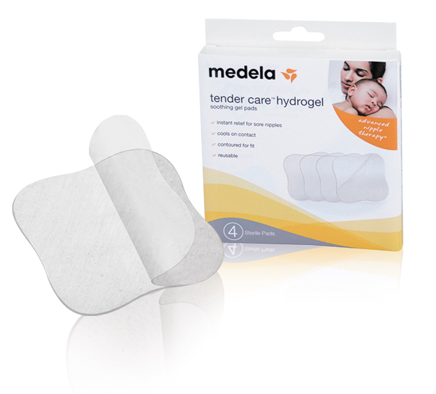 Medela Nipple Rescue Kit | Soothing Hydrogel Pads & Nipple Cream for Breastfeeding, Includes 4 Ct Reusable Gel Pads & Purelan Lanolin, Relief for Sore Nipples from Pumping/Nursing