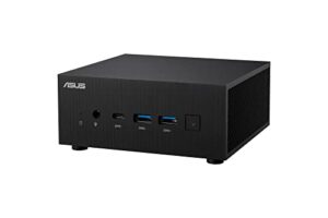 asus expertcenter pn52 mini pc system with amd 6-core r5-5600h, 8gb ddr4 ram, m.2 pcie 256gb ssd, wifi 6e, bluetooth, usb-c, windows 11 pro