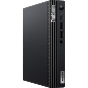 lenovo thinkcentre m80q gen 3 11u1004xus desktop computer - intel core i5 12th gen i5-12500t hexa-core (6 core) 2 ghz - 16 gb ram ddr5 sdram - 256 gb m.2 pci express nvme 4.0 x4 ssd - tiny - black