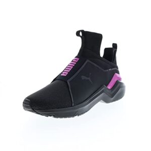 puma womens fierce 2 stardust black athletic cross training shoes 7.5