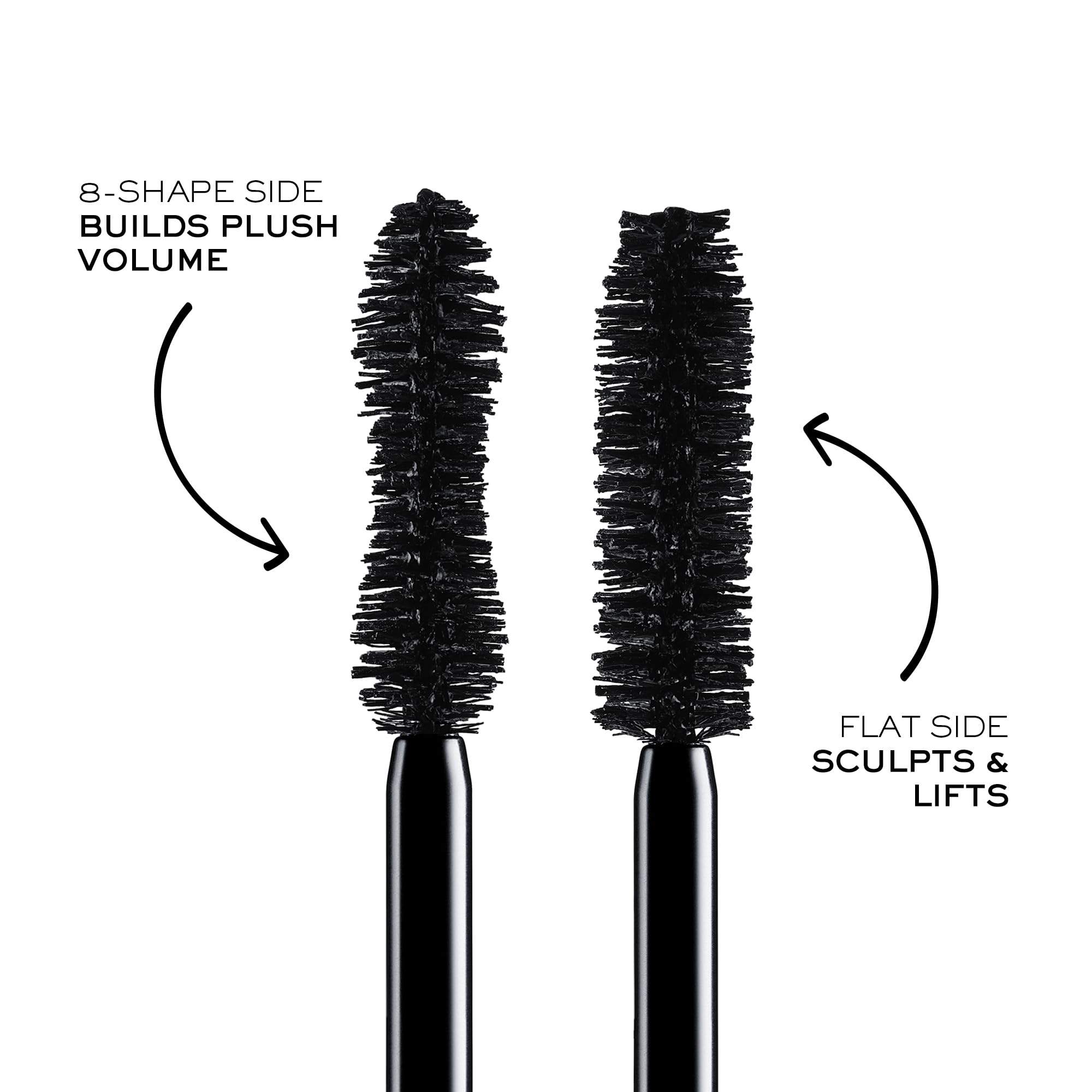 Lancôme Le 8 Hypnôse Serum-Infused Voluminizing Mascara - For Voluminized & Plush Looking Lashes - Long Lasting, Buildable & Nourishing Formula - Black