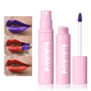 kukubird peel & reveal long lasting natural waterproof smudge proof lip tints (icon)