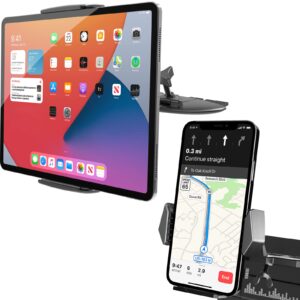 apps2car cd phone holder for car bundle with cd slot tablet mount