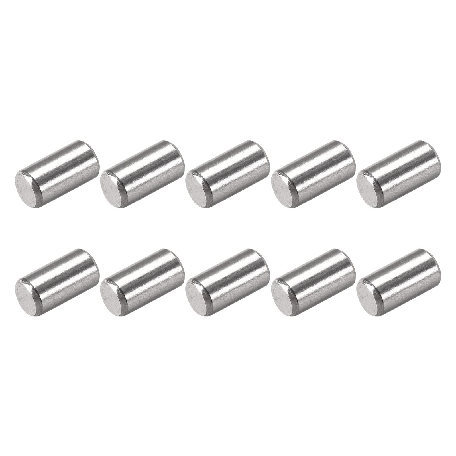 METALLIXITY Dowel Pin (4x12mm) 25Pcs, 304 Stainless Steel Shelf Support Pegs Pin Fastener Elements - for Metal Devices, Furniture Installation, Industrial, DIY