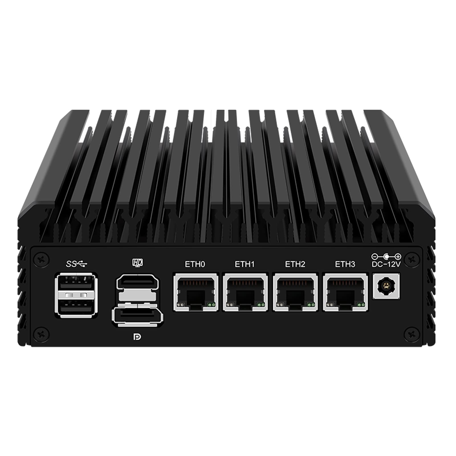 MOGINSOK 2.5GbE Linux Firewall Micro Appliance Celeron N5105 4xIntel I226 Nic Firewall Router PC Barebone No Ram No SSD AES-NI