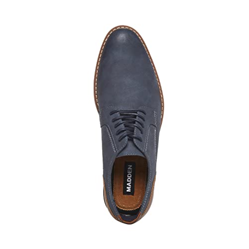 Madden Men's M-ALLOU Oxford, Navy, 9.5