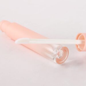 COSIDEA 30 pcs Empty 3ml gradient pink Lip Gloss Tubes with Wand round Lipgloss tube Containers packing Bulk Wholesale