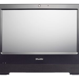 Shuttle XPC AIO X50V8 Black Embedded Intel Celeron 5205U All-in-One Barebone PC, Fanless, IP54 Certified, VESA Compatible, No RAM, No HDD/SSD, No OS