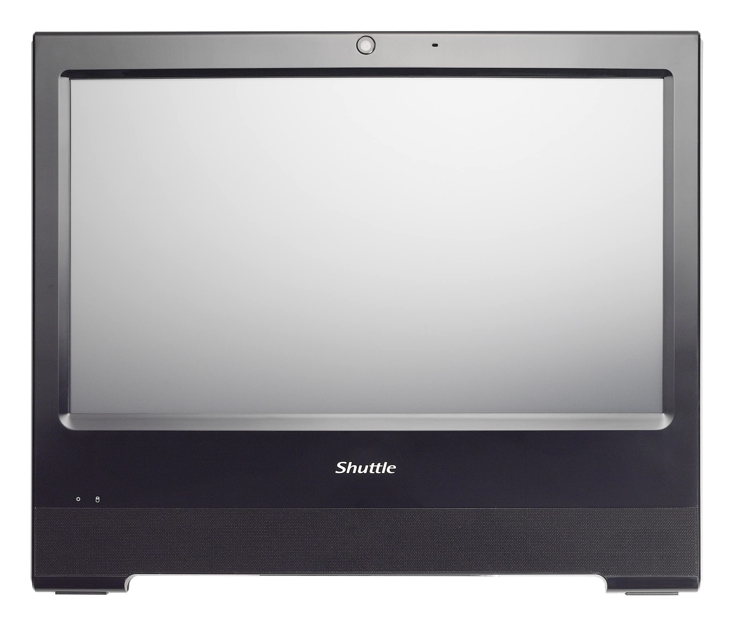 Shuttle XPC AIO X50V8 Black Embedded Intel Celeron 5205U All-in-One Barebone PC, Fanless, IP54 Certified, VESA Compatible, No RAM, No HDD/SSD, No OS