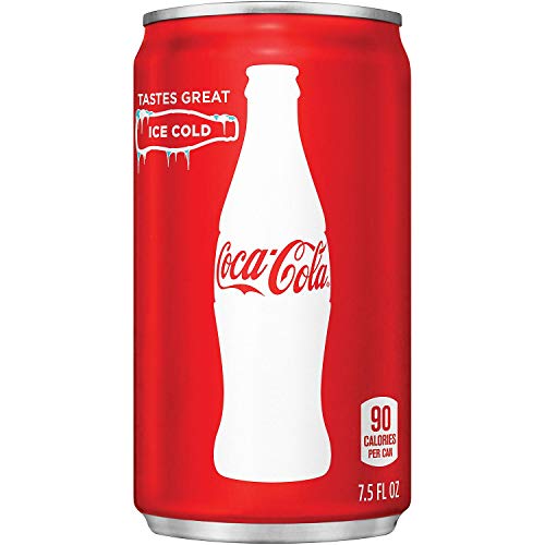 3 set Coke Cola Original Classic Coke Soda Mini Cans Soft Drink - 30 Pack (7.5 oz)