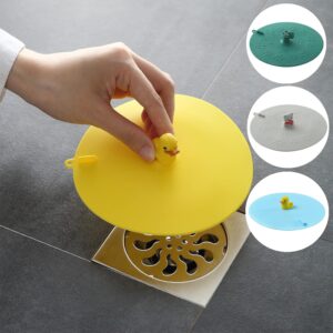 maoyong bathtub drain cover tub stopper-cute silicone floor drain cover for bathroom, bath tub drain plug for shower floor, kitchen sink drain stoppers