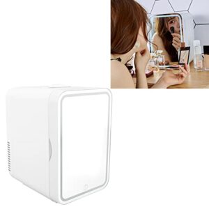 HEEPDD Mini Fridge, 8L Portable Cosmetic Fridges Small Makeup Refrigerator with Mirror for All Cosmetics and Skincare Needs