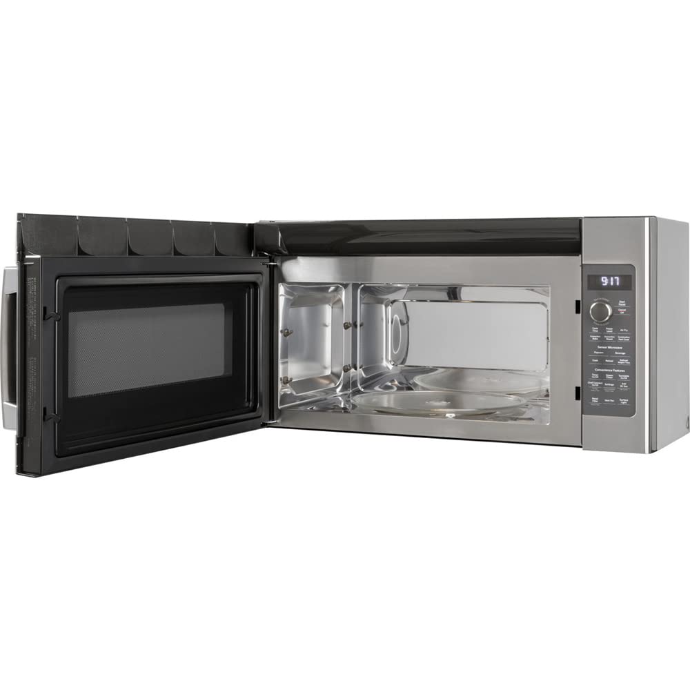 GE PVM9179SRSS Profile 1.7 Cu. Ft. Convection Over-the-Range Microwave Oven Stainless Steel Bundle with 2 YR CPS Enhanced Protection Pack