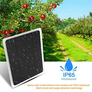 12V 10W Portable Monocrystalline Solar Panel Travel Camping Solar USB Port Charger Outdoor Waterproof Solar Band Car Charger Solar 12V Battery Charger