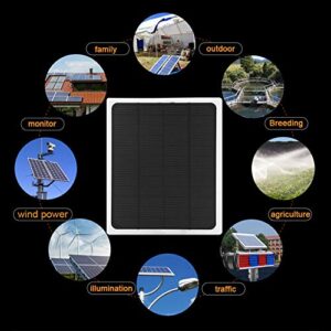 12V 10W Portable Monocrystalline Solar Panel Travel Camping Solar USB Port Charger Outdoor Waterproof Solar Band Car Charger Solar 12V Battery Charger