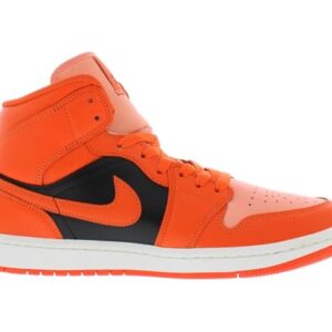 Jordan Womens WMNS Air Jordan 1 MID SE DM3381 600 Orange/Black - Size 10W