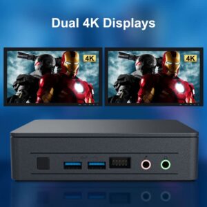 Intel NUC 11, NUC11ATKC4 Atlas Canyon Win11 Pro Mini PC Desktop, 8GB DDR4 RAM, 256GB SSD, Intel Celeron N5105 Processor, Support HDMI Dual 4K UHD/Bluetooth V5.2/Windows 11 Pro preinstalled