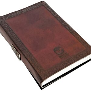 RUSTIC TOWN Leather Knife Roll & Leather Journal - A Perfect Combo for Chefs