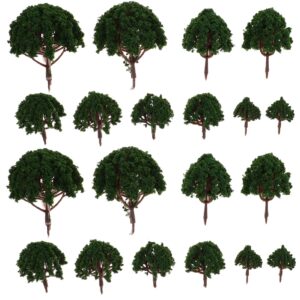 doitool model trees rainforest diorama supplies 20pcs scale trees miniature craft mini trees for crafts miniature tree diorama models model model trees model train scenery