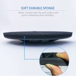 9 Inch 8 Hole Drywall Sanding Pad for Drywall Sander, Replacement Backing Pad Used with Hook and Loop Grinding Polishing Sanding Disc