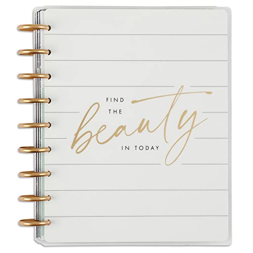 Happy Planner 2023 Daily Planner and Calendar, 12-Month Daily, Weekly, and Monthly Planner, Jan. 2023–Dec. 2023, Vertical Layout, Gold & Black Theme, Classic Size, 7 Inches by 9 1/4 Inches