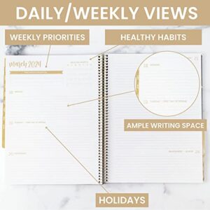 bloom daily planners 2023-2024 (8.5" x 11") Academic Year Day Planner (July 2023 - July 2024) - Weekly/Monthly Dated Agenda Organizer with Tabs - Zodiac