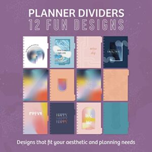 Happy Planner 2023 Daily Planner and Calendar, 12-Month Daily, Weekly, and Monthly Planner, January 2023–December 2023, Vertical Planner, Happy + Mod Theme, Big Size, 8 1/2 Inches by 11 Inches