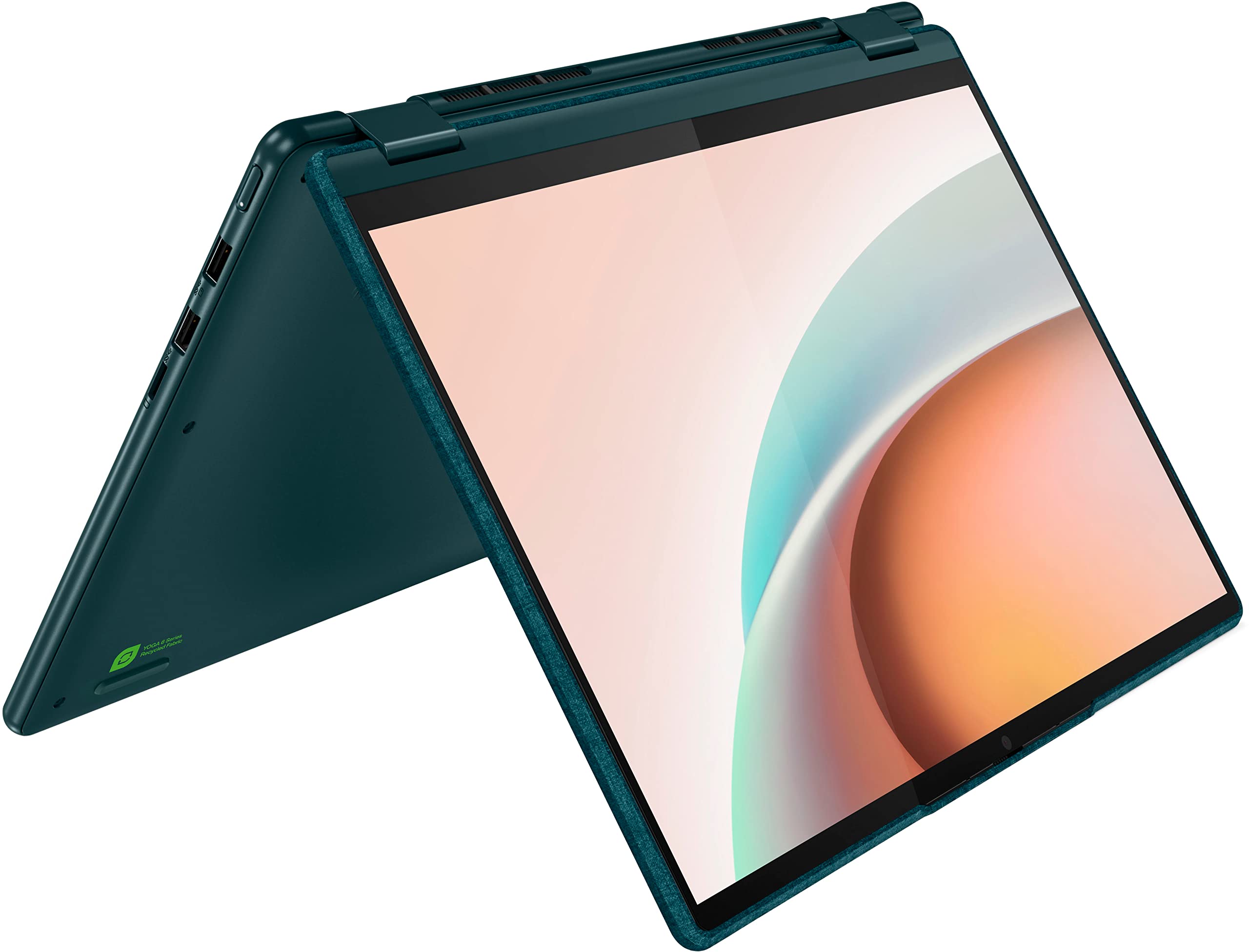 Lenovo 2022 Yoga 6 13.3" WUXGA (1920 x 1200) Touchscreen 2-in-1 Laptop, 6-Core AMD Ryzen 5 5500U(Beat i7-1065G7), 8GB DDR4 RAM, 1024GB PCIE SSD, Fingerprint, Backlit KB, Win11 Home, W/Stylus Pen