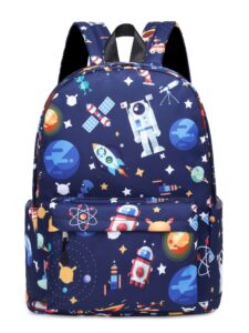 tpeohan blue boys backpacks for elementary school backpack for boys 8-12 middle school space