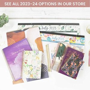 HARDCOVER bloom daily planners 2023-2024 Academic Year Day Planner (July 2023 - July 2024) - Passion/Goal Organizer - Monthly & Weekly Inspirational Agenda Book - 5.5" x 8.25" - Floral Gouache