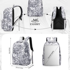 Tpeohan Grey Small Kids Backpack Boys Backpacks for Middle School Bags for Girls Line