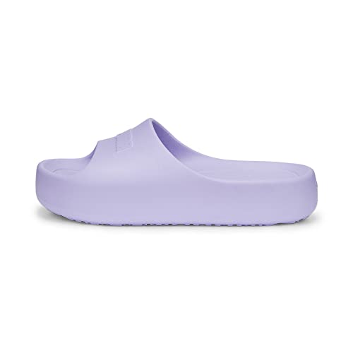 PUMA Women's SHIBUSA Slide Sandal, Vivid Violet-Vivid Violet, 6