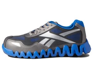 reebok zig pulse work eh comp toe grey/blue 7 b (m)