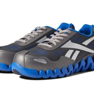 Reebok Zig Pulse Work EH Comp Toe Grey/Blue 7 B (M)