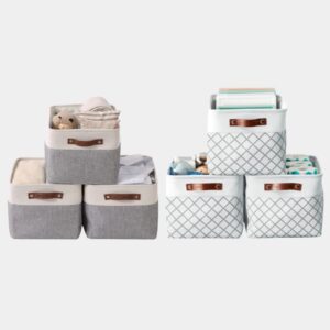 decomomo bundle set extra large storage bin 6pcs