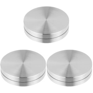 coheali cupcakes rotating display stand 3 pcs swivel turntable, turntable turntable base axle table turntable bearing base axle revolving cake stand rotary tool rotary tool