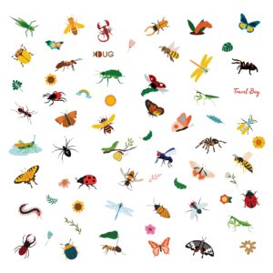 24 Sheets Bug Temporary Tattoos, Birthday Decorations Insect Bees Beetles Bug Party Favors