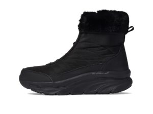 skechers d'lux walker - winter solice black/black 8 b (m)