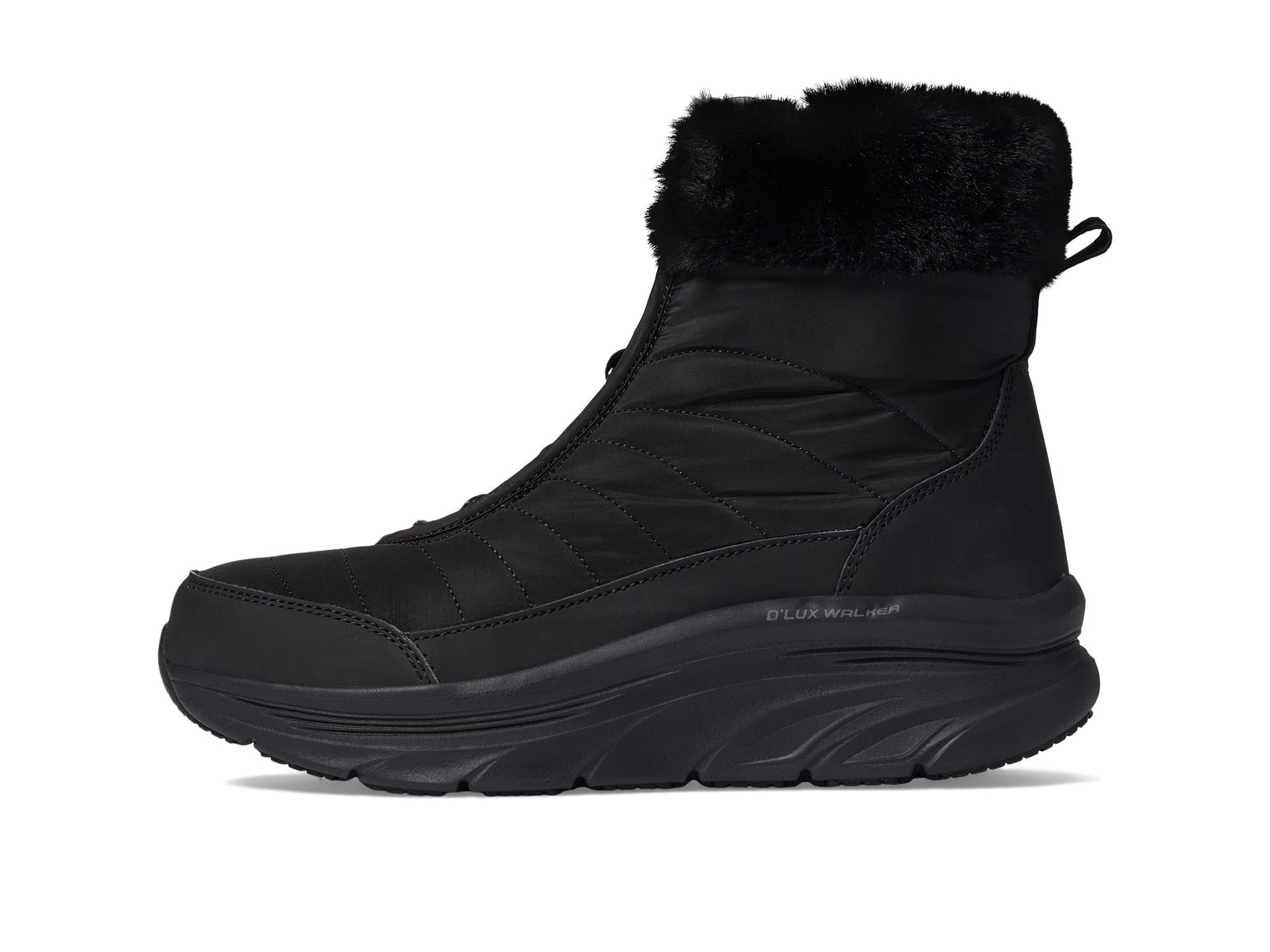 Skechers D'Lux Walker - Winter Solice Black/Black 8 B (M)