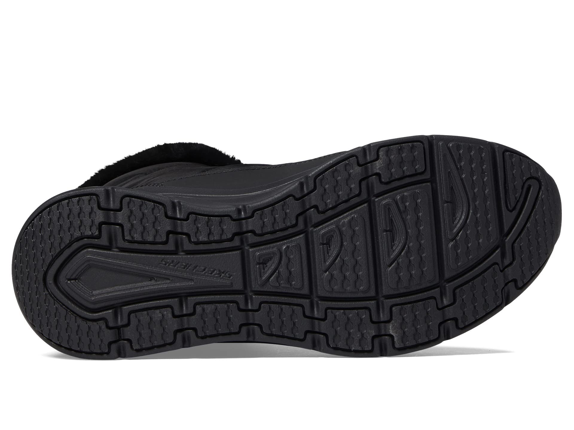 Skechers D'Lux Walker - Winter Solice Black/Black 8 B (M)