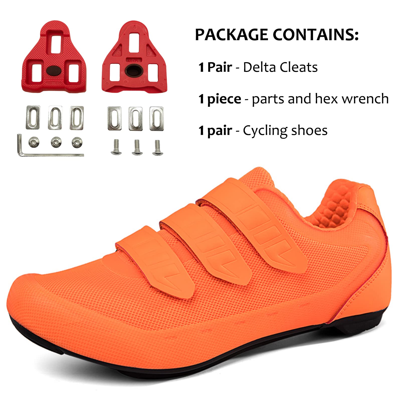 Mens Womens Indoor Cycling Shoes Compatible with Peloton Bike Shoes Cycling Shoes with Delta Cleats Clip Outdoor Pedal SPD Road Bike Shoes,Gray