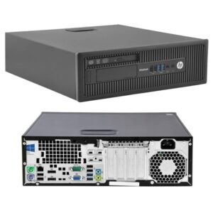 HP Elitedesk 800 G1 SFF Desktop PC,Refurbished Desktop i5,Win 10 Business Computers,32GB RAM,1TB SSD,DVD,DP,HDMI,WiFi,BT,VGA,USB,Wireless Keyboard and Mouse + TJJ Mouse PAD (Renewed)