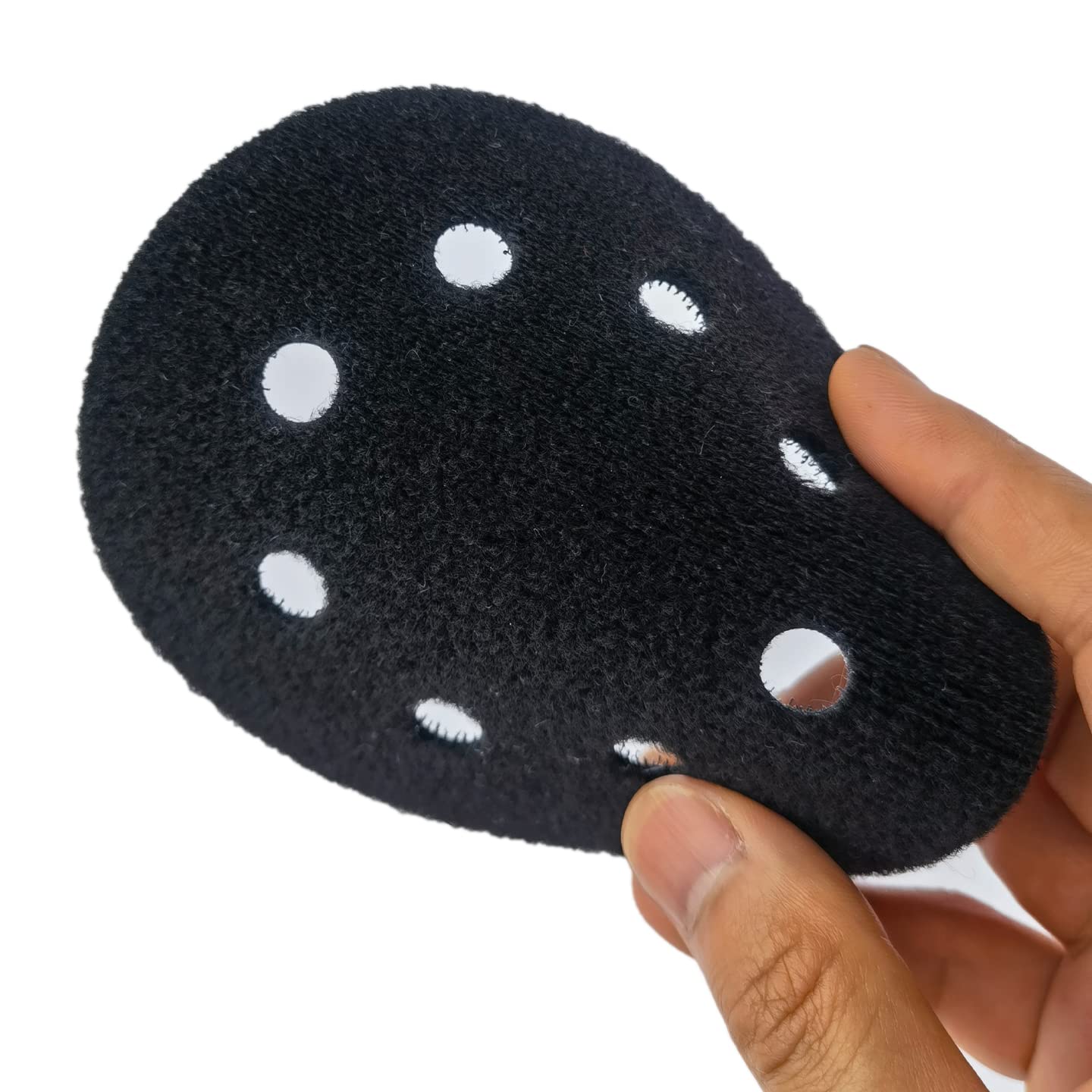 5 inch 8 Hole Premium Hook and Loop Pad Saver for Random Orbital Sanders Pads notably extends The Backing pad´s Lifetime,Multi Hole Pad Protector (1 Pack)