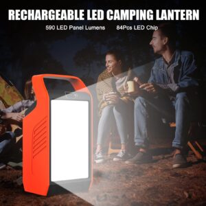 Takki Portable Camping Power Station with Camping Lantern, 22500mAh Solar Generator with Peak 120W/110V AC Outlet USB Port, Laptop Charger Power Supply for Camping Home Emergency…