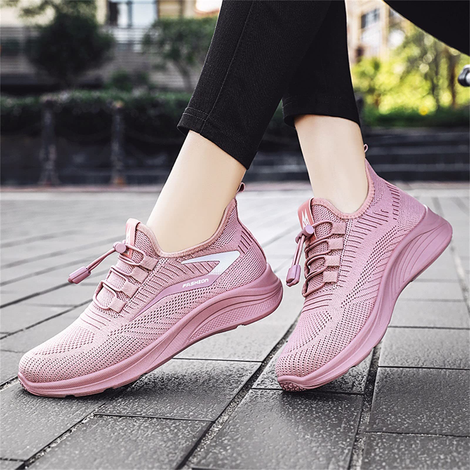 MLAGJSS White Canvas Sneakers for Women Women's Fashion Sneakers Women Slip On Walking Shoes Round Toe Comfort Athletic Shoes